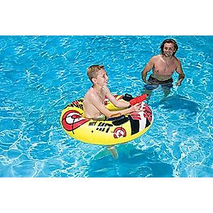 Poolmaster Bump N Squirt Swimming Pool Tube with Action Squirter, Yellow