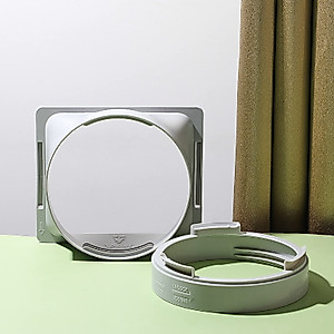 2 Pieces Portable Air Conditioner Hose Connector Window Adapter Exhaust Hose Connector Coupler Tube Connector Mobile Air Conditioning Accessories for Mobile Air Conditioning Exhaust Hose, 2 Sizes