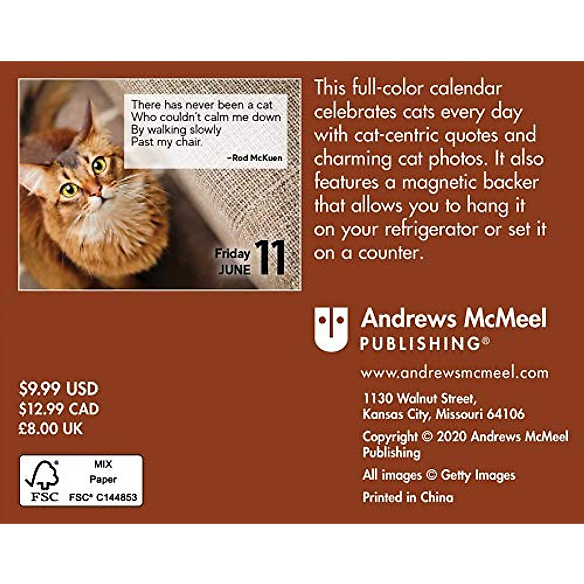 Cats 2021 Mini Day-to-Day Calendar