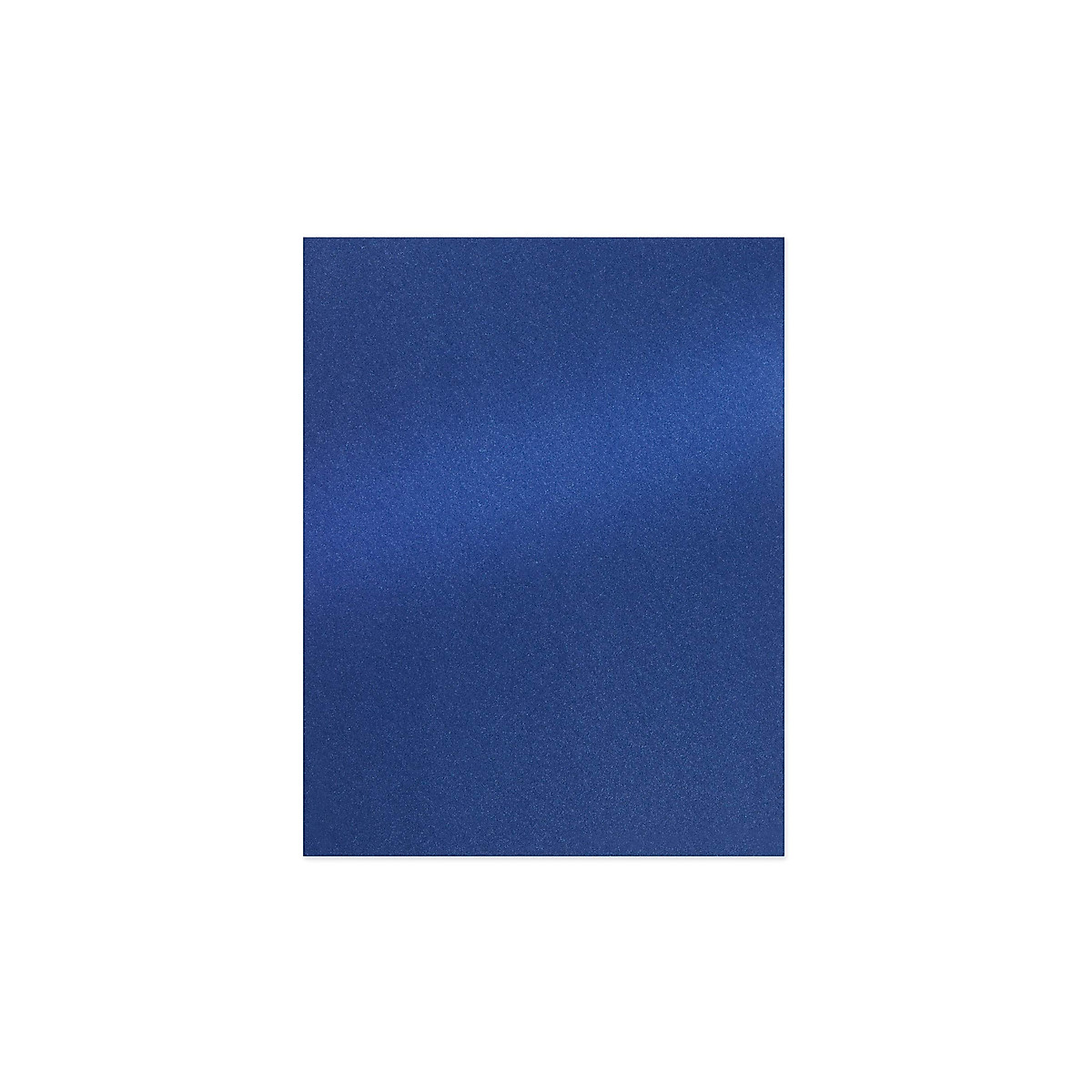 Navy Blue Shimmer Paper - 100-Pack Metallic Paper, 80 lb Text, Double Sided, Printer Friendly - Perfect for Weddings, Birthdays, Craft Use, Letter Size Sheets, 8.5 x 11 Inches