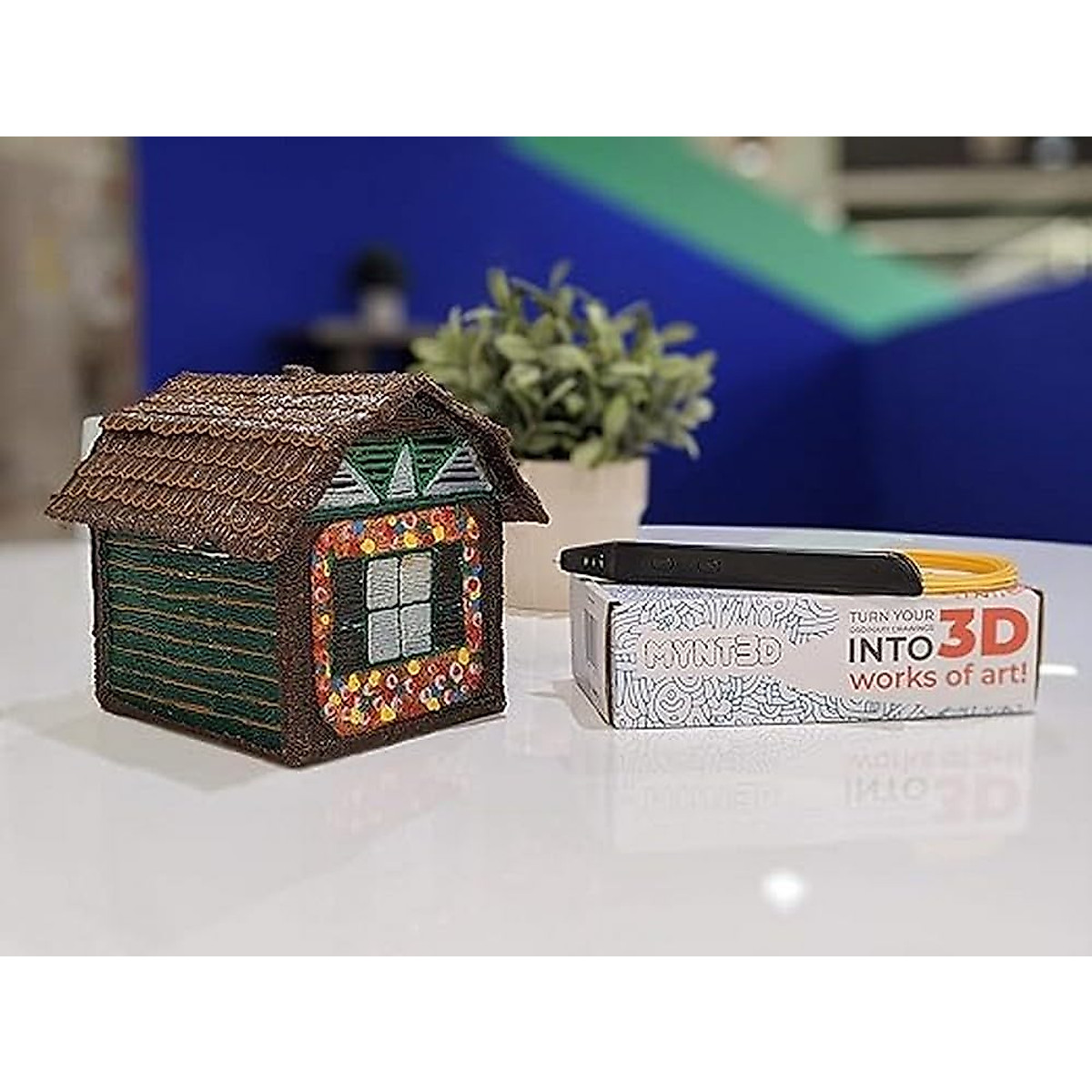 MYNT3D Super 3D Pen, 1.75mm ABS and PLA Compatible 3D Printing Pen & Factory Effex 17-87228 'Yamaha' Raglan Baseball Shirt (Heather Gray/Black, XX-Large)