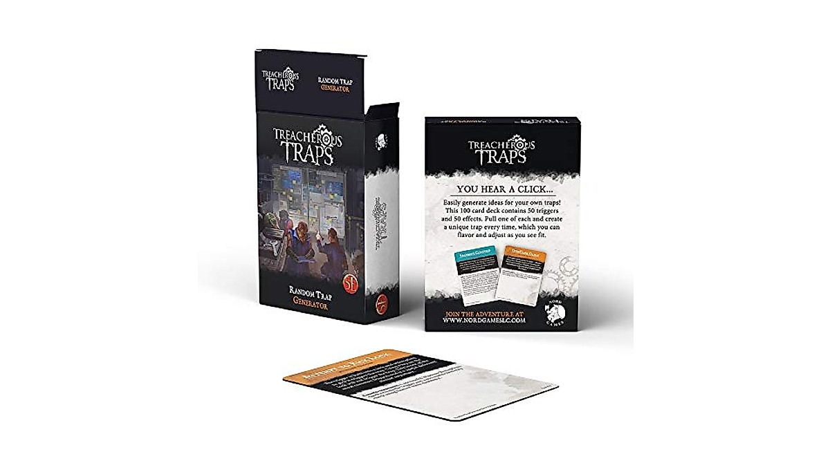 Unique Trap Generator Deck for D&D 5E