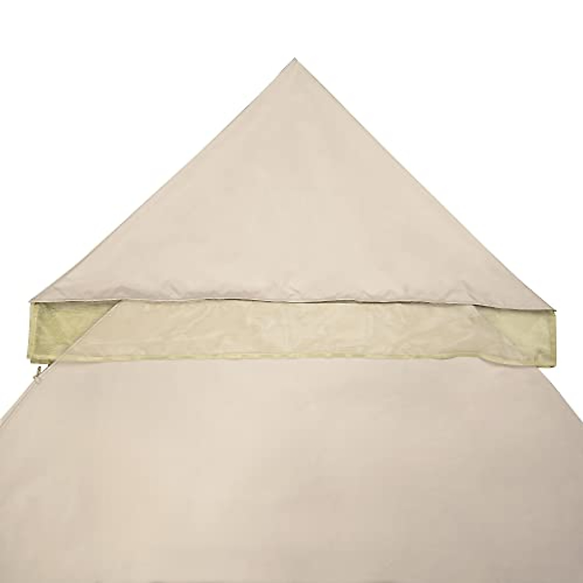 Yescom 10'x10' Canopy Top Replacement for Arrow Gazebo 2 Tier Beige Outdoor Garden Yard Patio Cover