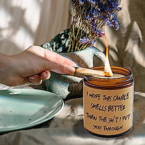 Mother's Day Gifts for Mom - I'm Sorry, I Love You Gifts for Her, Him - Lavender Scented Candle Gifts for Mom, Wife, Girlfriend - Birthday, Apology Gifts for Women, Men, Dad, Husband, Boyfriend