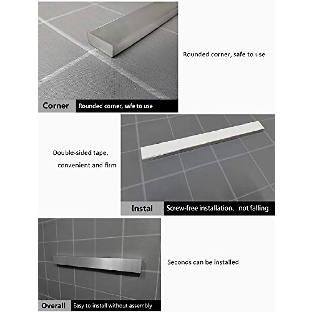 Magnetic Knife Holder for Wall Knife Magnetic Strip Stainless Steel Magnetic Knife Strip Bar Rack Block for Kitchen Utensil Holder 20 Inch Art Supply Organizer, Metal Tools Organizer