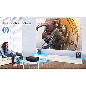 Thick Home Projector Video Movie Beamer System Wireless Full Hd 1080P Native Resolution Home Theater Projector