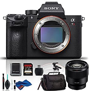 Sony Alpha a7R III Mirrorless Digital Camera with 85mm Lens - Deluxe Kit