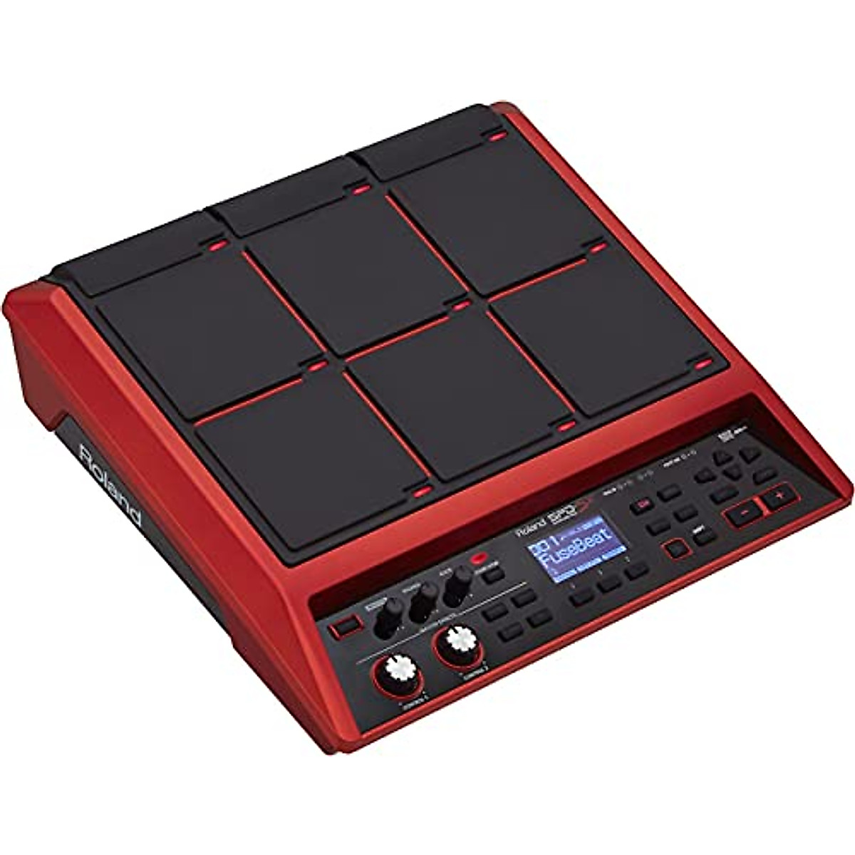Roland SPD-SX Special Edition Percussion Sampling Pad with 16GB Internal Memory, Red