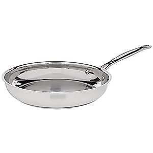 Cuisinart 10-Inch Open Skillet, Chef's Classic Stainless Steel Cookware Collection, 722-24