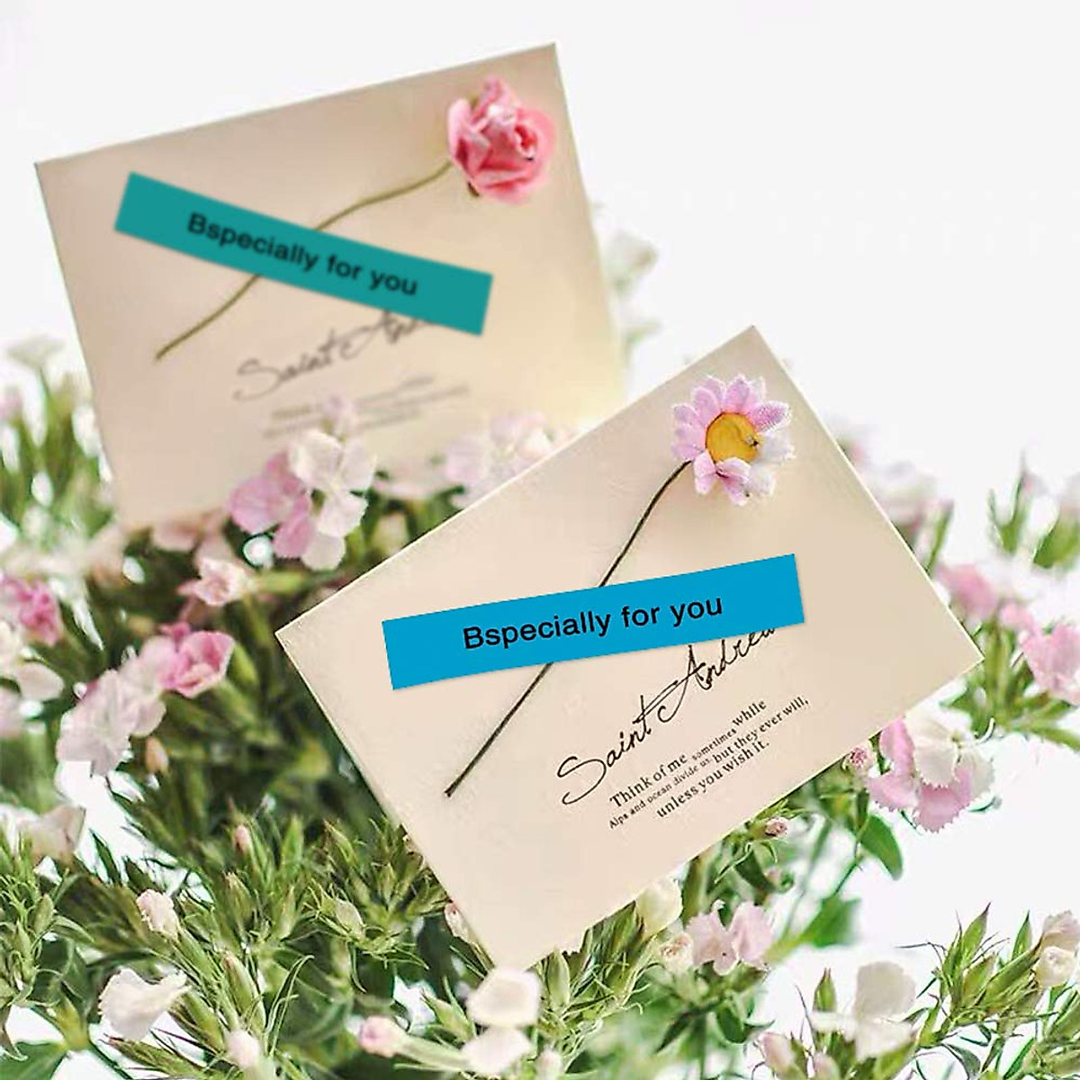 Compatible with Dymo Plastic Label Tape, Replacement for Dymo Letratag Label Refills 12mm x 4m 1/2 x 13 Color Tape 91331 91330 16952 Work for Dymo Letra Tag LT-100H LT-100T QX50