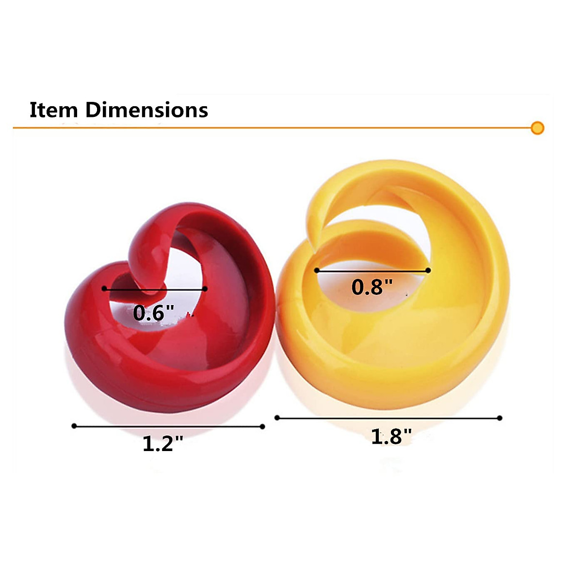 Cafurty 2PCS Spiral Hot Dog Slicers, Cyclone Barbecue Sausage Cutter Kitchen Tools Spiral Hot Dog Cutters Home DIY Sausage Slicer Gadget for BBQ Picnic Camping