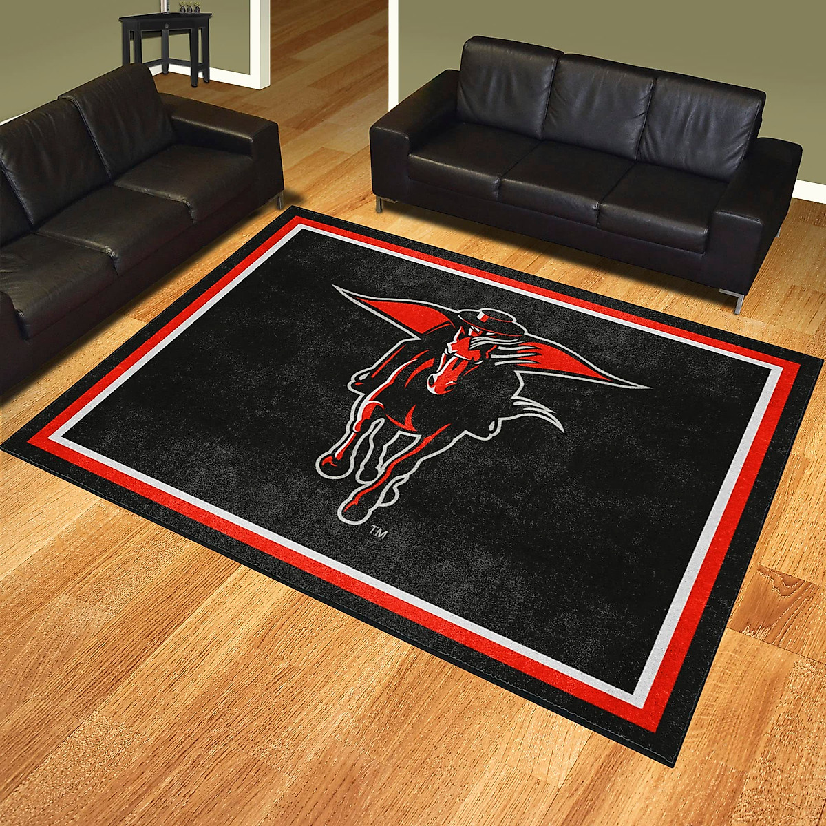 FANMATS 36590 Texas Tech Red Raiders 8ft. x 10 ft. Plush Area Rug