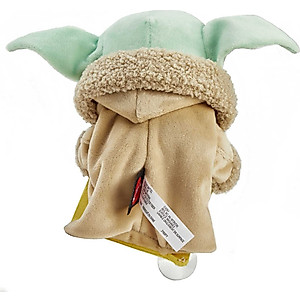 Star Wars Grogu Plush “Child on Board” Sign +Toy, 8-in Character from The Mandalorian, Soft, Collectible Cuddle Toy & Automobile Signage