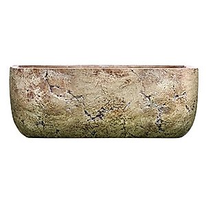 Classic Home and Garden 240001P-432 Dakota Trough, Earth Moss, Large