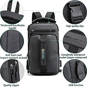 WZCZZHA Sling Bag for Men Crossbody