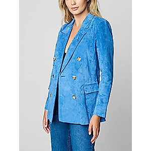 [BLANKNYC] Womens Luxury Clothing Oversized Blazzer with Pockets, Comfortable & Stylish Coat, Riviera, Medium