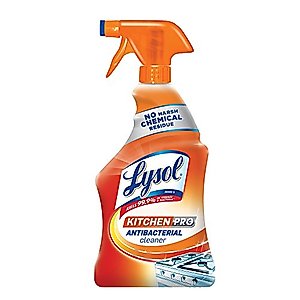 Lysol Kitchen Pro Antibacterial Cleaner Trigger, Orange , 22 oz
