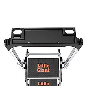 Little Giant Ladders, Safety Step, 3-Step, 3 Foot, Step Stool, Aluminum, Type 1A, 300 lbs Weight Rating, (10310BA)