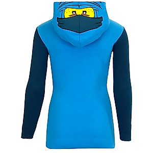 LEGO Ninjago Boys Pants Sets, Ninjago Pullover Hoodie Tee and Pants Sets for Boys (Blue, 7)