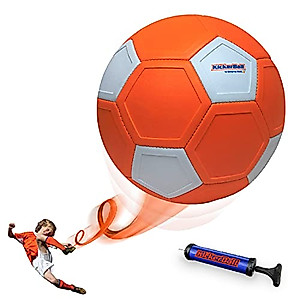 Kickerball Swerve and Curve Size 4 Soccer Ball, Soccer Training Ball with Special Panels to Play Like A Pro, Outdoor and Indoor Soccer Ball, Fun Soccer Ball for Kids and Adults