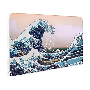 PlayVital The Great Wave Custom Dock Cover for Nintendo Switch OLED, Dust Anti Scratch PC Hard Faceplate Shell Cover for Nintendo Switch OLED Charging Dock - Dock NOT Included