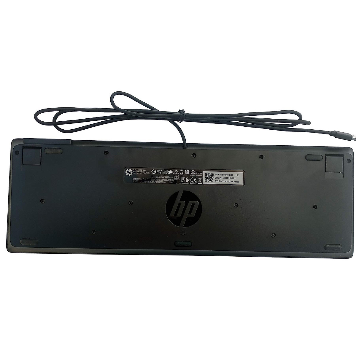 HP Z9H48AT#ABA Business Slim Wired Keyboard USB, Black