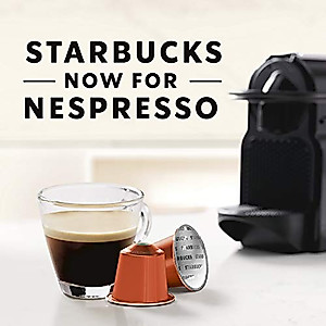 Starbucks by Nespresso Medium Roast Single-Origin Colombia Coffee (50-count single serve capsules, compatible with Nespresso Original Line System)