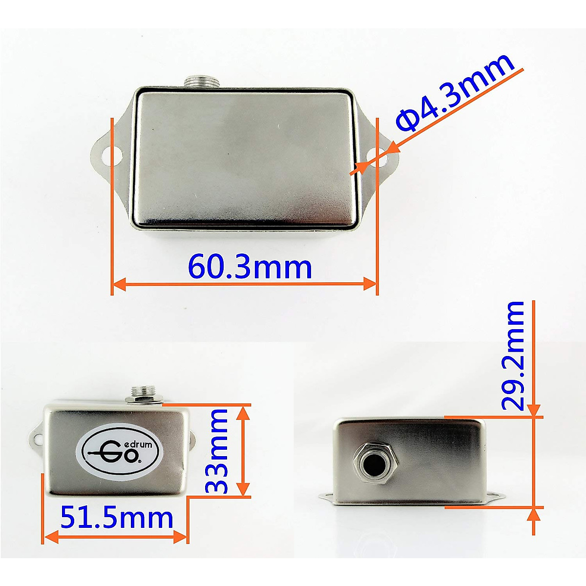 Goedrum 360 Cymbal Trigger for DIY electronic cymbal/Single Zone Trigger