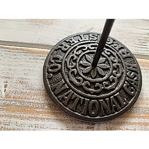 Thorness Vintage cast Iron Cash Register Receipt Spike Paperweight | Desk Receipt Holder | Restaurant Paper Holder | Check Spike | Spindle Rod Bill Holder | Note Spike for Office Home Restaurant