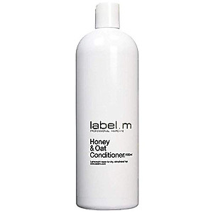 Label.m Honey and Oat Conditioner for Dry, Dehydrated Hair 33.8 Oz (1000 ml).