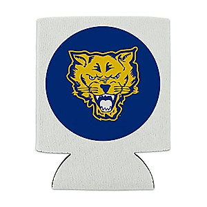 Fort Valley State University Primary Logo Can Cooler - Drink Sleeve Hugger Collapsible Insulator - Beverage Insulated Holder