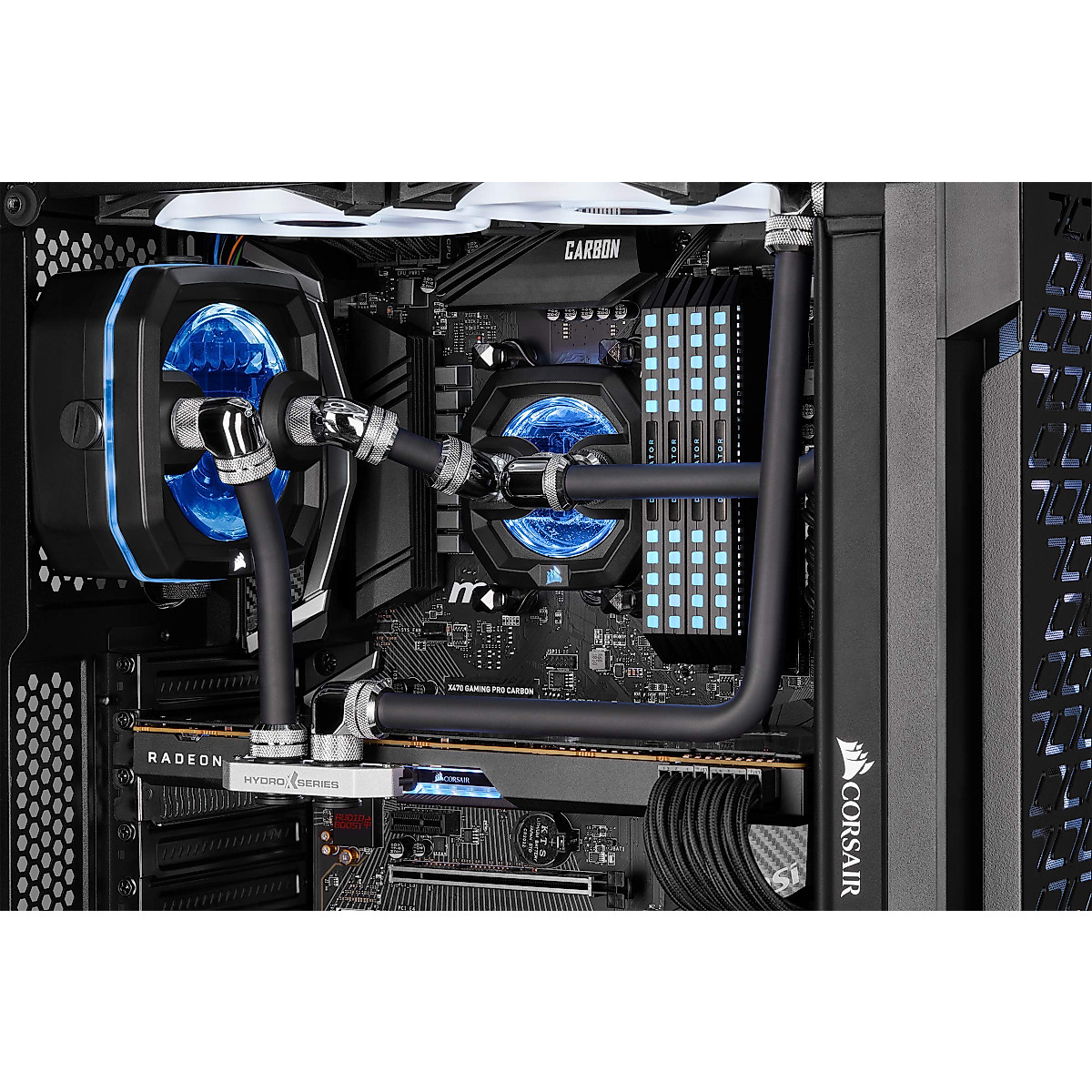 CORSAIR, Hydro X Series, XT Hardline, Satin Black, 12mm, Tubing