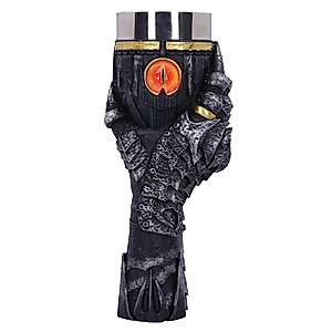 Nemesis Now Lord of the Rings Goblet - Hand-Painted Themed Drinkware, Perfect Collectible for LOTR Fans and Enthusiasts - Sauron