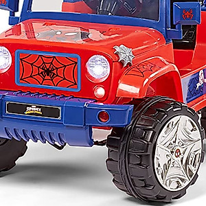 Kid Trax Marvel Spidey and His Amazing 4x4 Wheels Kids Electric Ride-On, 6 Volt, Kids 3-5 Years Old, Max Rider Weight 60 lbs, Spiderman