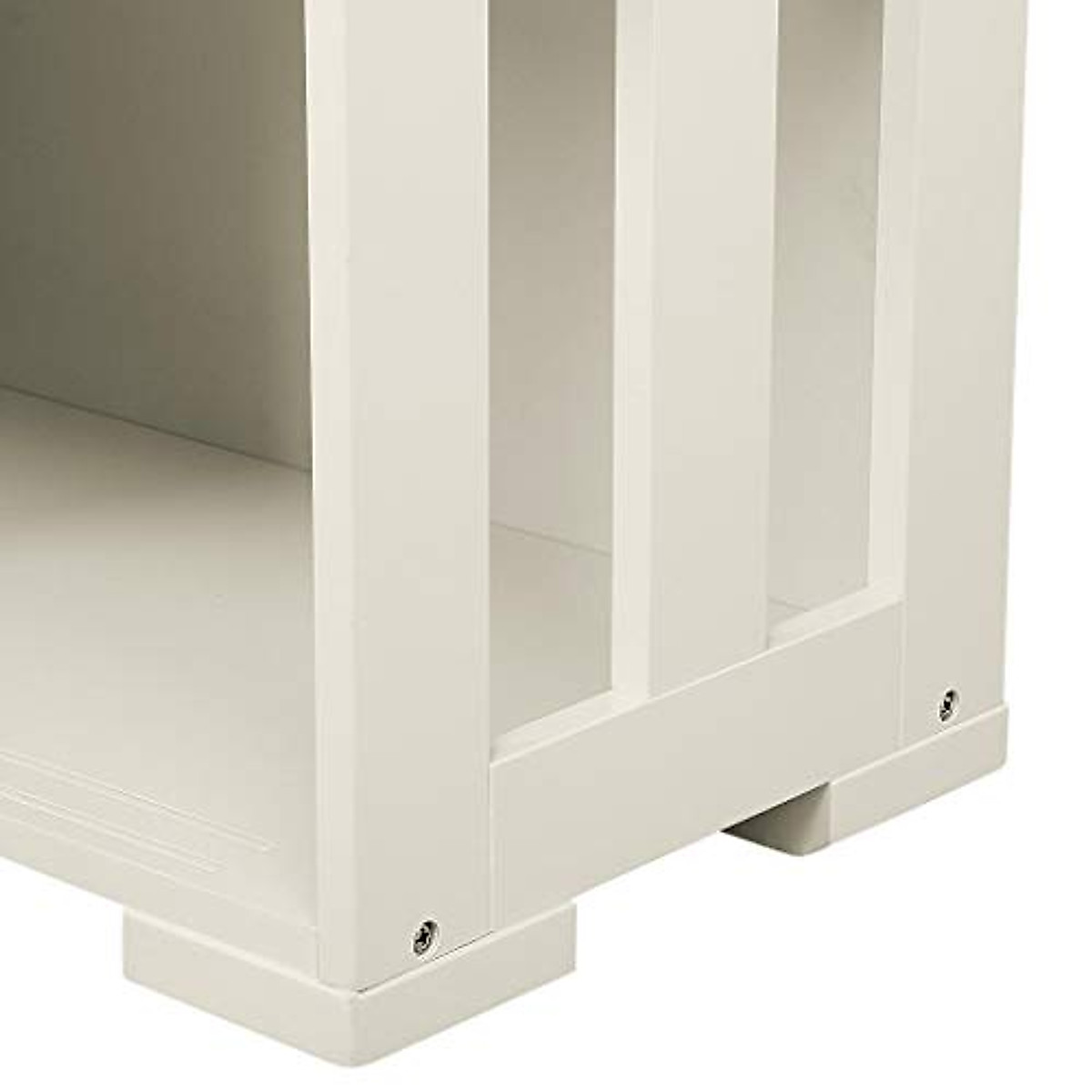 go2buy Antique White Stackable Sideboard Buffet Storage Cabinet with Sliding Door Kitchen Dining Room Furniture