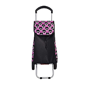 NEOCHY Trolleys,Shopping Cart Folding Shopping Cart Portable Tug Bag Trolley Shopping Cart Travel Storage Bag Luggage Bag Grocery Cart