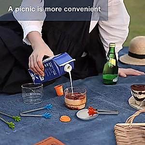 8PCS Silicone Mini Tongs, 5Inch Hand Shape Food Tongs, Colourful Small Kids Tongs for Serving Food, Ice Cube, fruits, Sugar, Barbecue by Sunenlyst (Palm sharp)