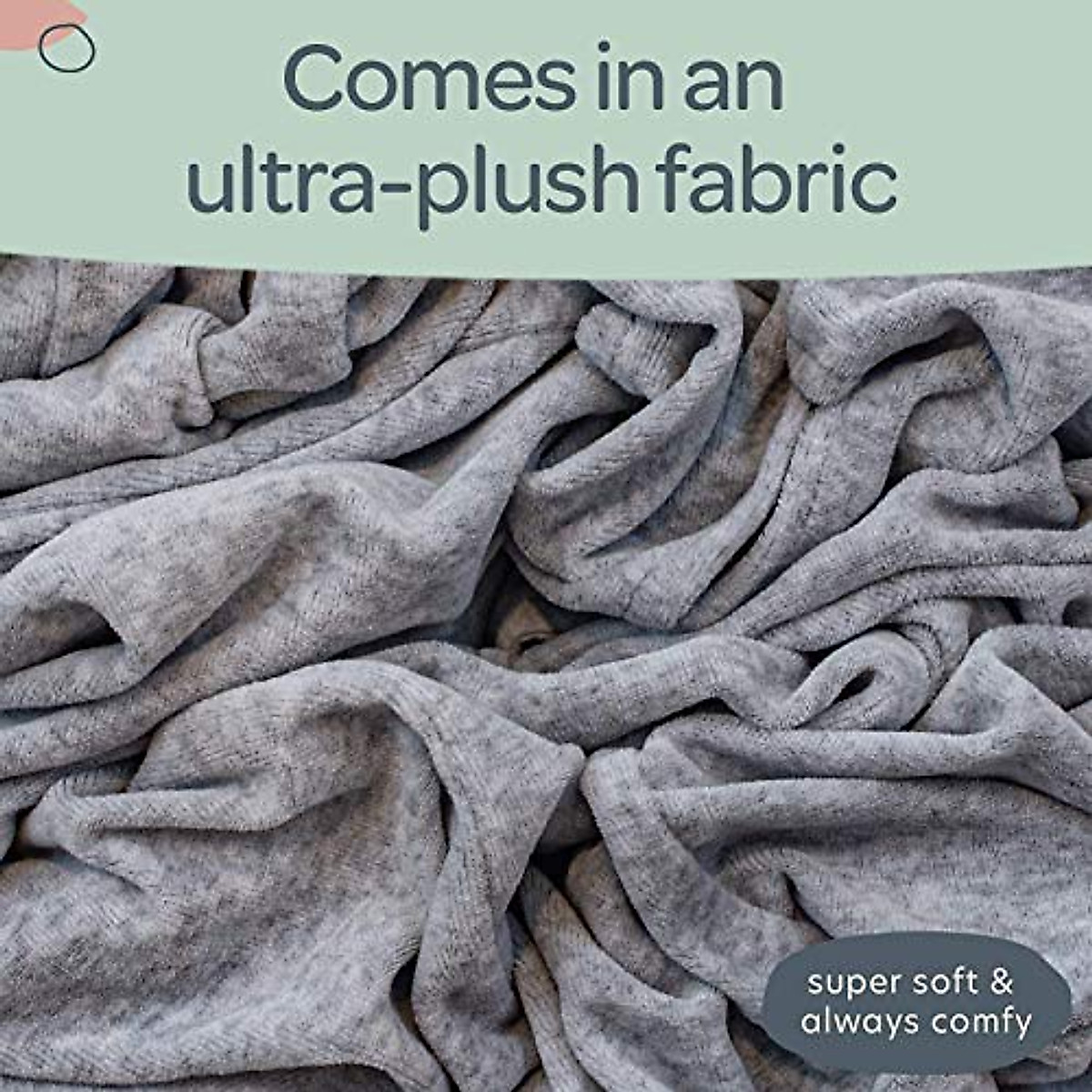 PooPoose Changing Pad Cover (Varsity Grey)