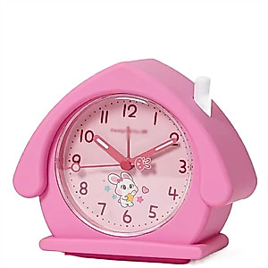 Alarm Clocks Cute Loud Alarm Clock, Kids Alarm Clocks for Bedroom with Silent Non-Ticking and Night Light, Alarm Clock for Kids Teens Girls Bedside Clock (Color : 1)