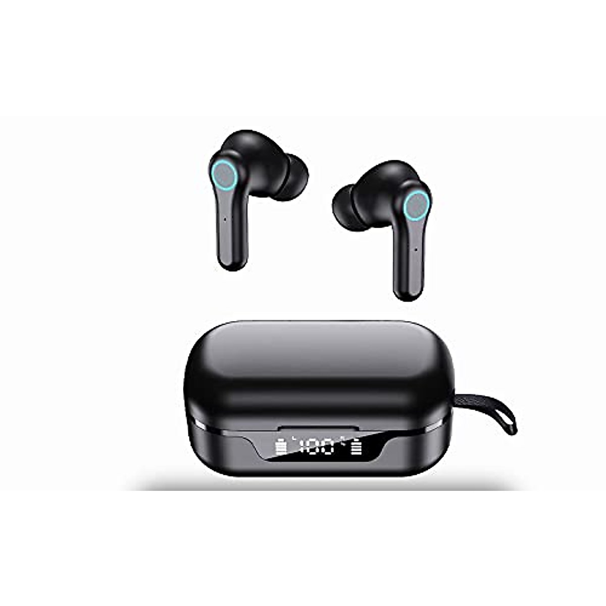 Azpen NVEE Pro Upgraded True Wireless with Enhanced Sound Quality and Deeper Bass, Sweat Proof and Waterproof with Active Noise Cancelation and Super Clear Call Quality
