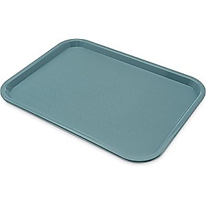 CFS Cafe Plastic Fast Food Tray, 12" x 16", Slate