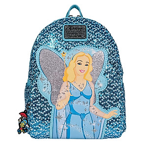 Loungefly Pinocchio's Blue Fairy Sequin Mini Backpack