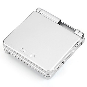 Portable ABS Protective Case Repair Parts Kit Stain Resistant for Nint-endô Gàme Bôy Advance GBà SP (Silver)