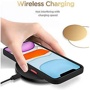 SUBESKING Compatible with iPhone 12 Flower Case for Women Girls, Cute Black Blooming Floral 3D Pattern Design Translucent Matte PC Back Soft TPU Bumper Protective Clear Cover 6.1 Inch