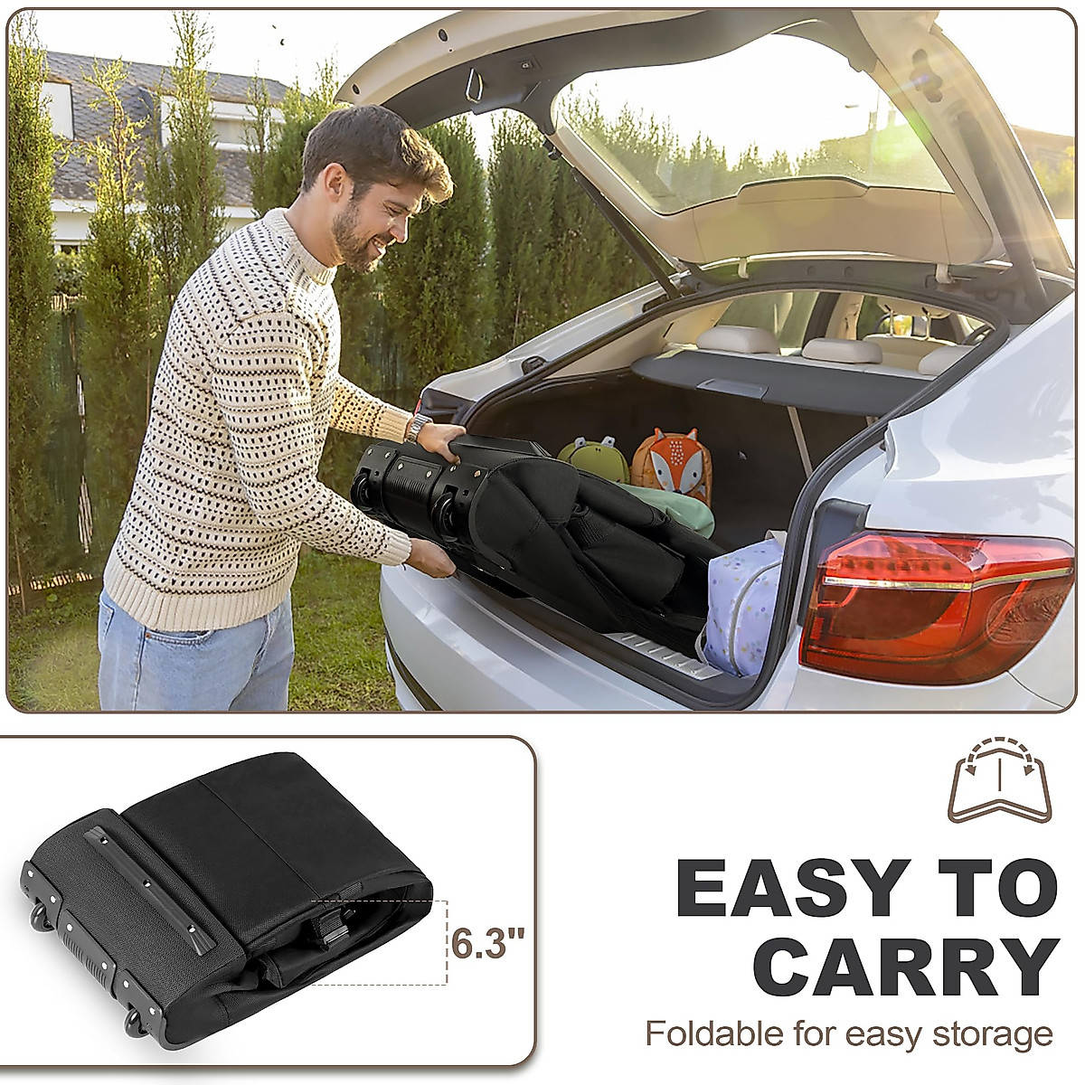 Himal Outdoors Golf Travel Bag - Heavy Duty 600D Polyester Oxford Wear-Resistant, Excellent Zipper Universal Size with Wheels, Soft-Sided Golf Club Travel Cover to Protect Clubs