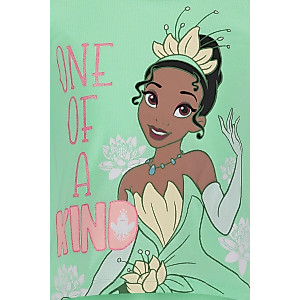 Princess Mulan Tiana Rapunzel Moana Big Girls 4 Pack T-Shirts 14-16