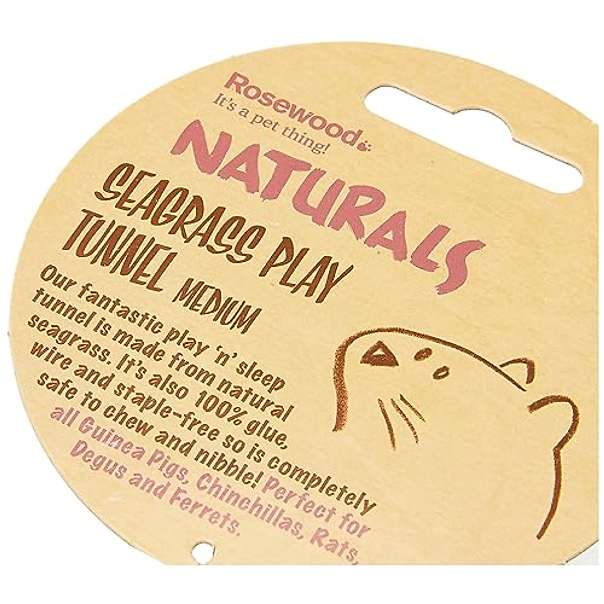 Rosewood Pet Medium Sea Grass Tunnel Toy