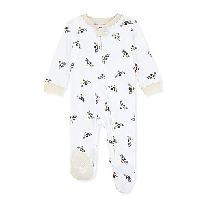 Burt's Bees Baby Unisex Baby Adult 2-Piece Mommy Matching Pajamas, 100% Organic Cotton, Golden Bee