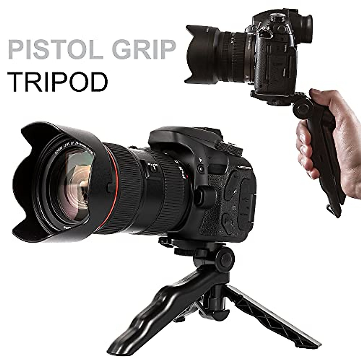 Sony Alpha a6100 Mirroless Digital Camera with E PZ 16-50mm OSS Lens + A-Cell Accessory Bundle Includes: SanDisk 64GB Memory Card + Case + Pistol Grip Tripod + Much More