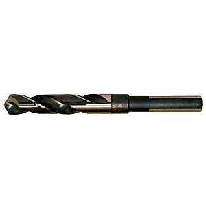 Cle-Line C17032 17/32 in. x 6 in. Black and Gold Oxide Finish High Speed Steel 118-Degree Split Point Reduced Shank Twist Drill Bit (1-Pack)